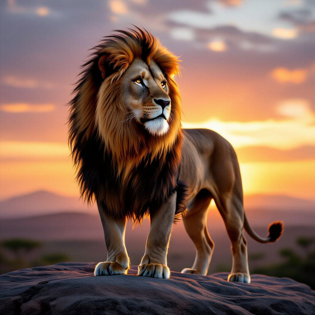 Lion Images - Majestic AI Art Gallery | Nightcafe Creator