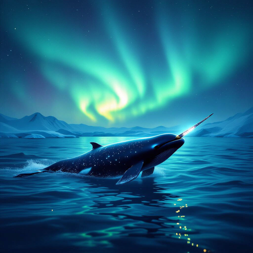 Picture Of A Narwhal - AI Generated Narwhal Images