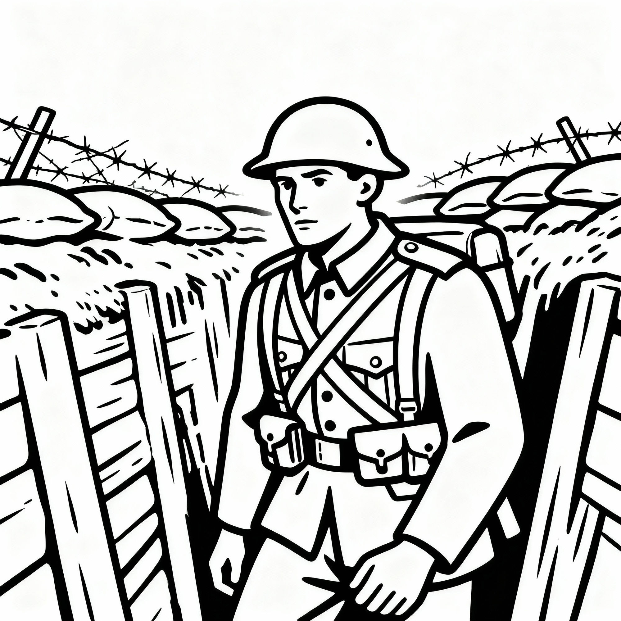 Easy War Drawings - Create Your Own AI Art