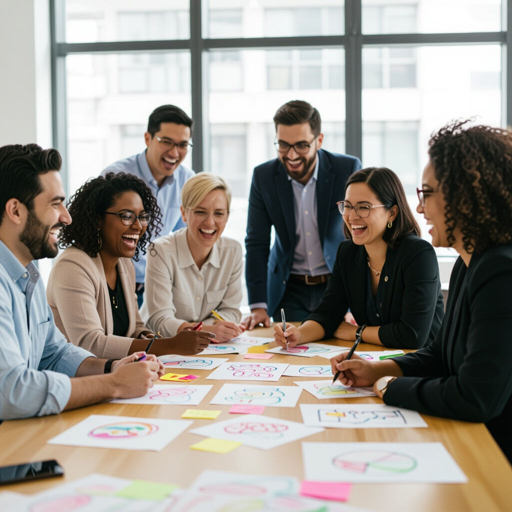 Blind Drawing Team Building - Fun Activities & Ideas
