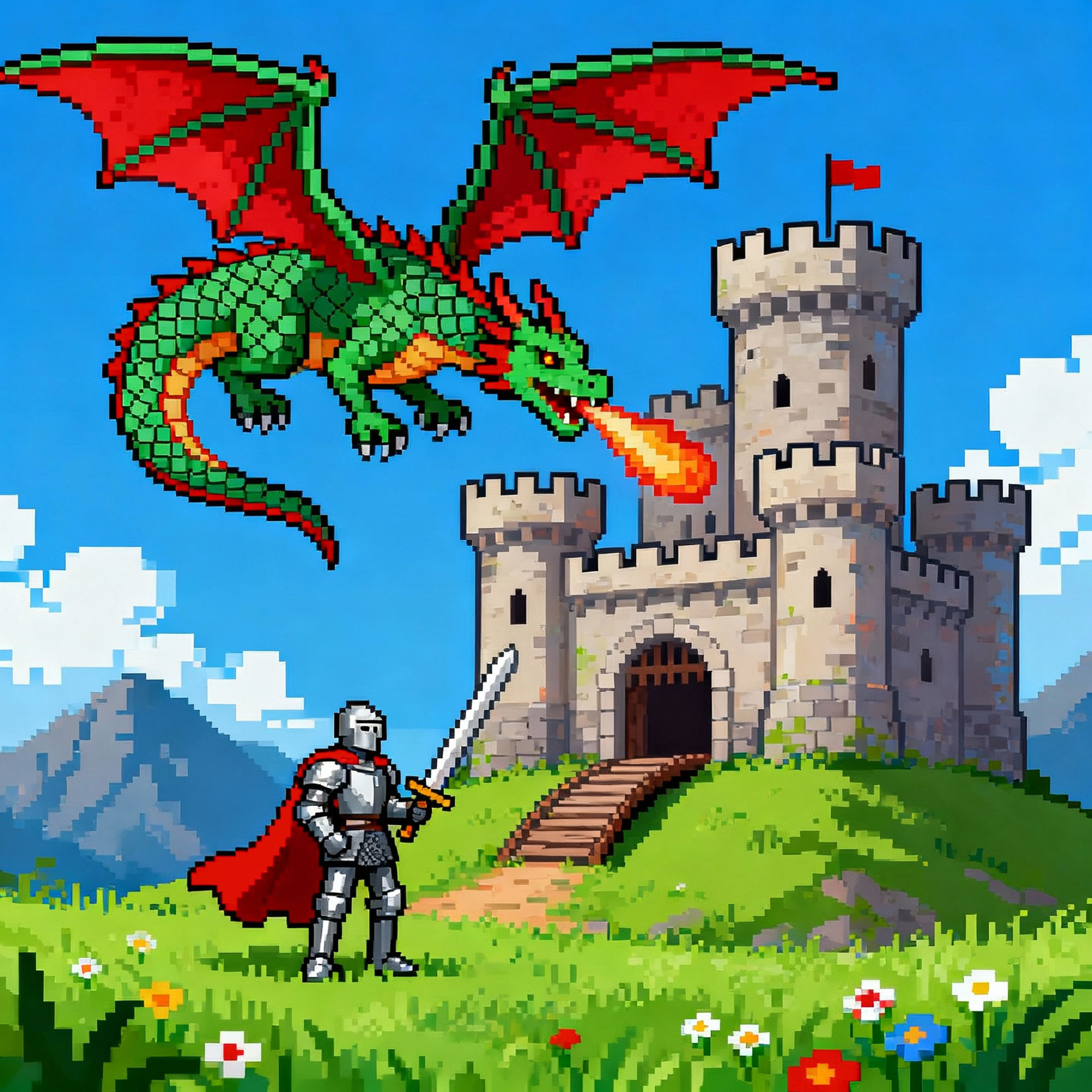 Create Pixel Art - AI Pixel Art Generator | Nightcafe