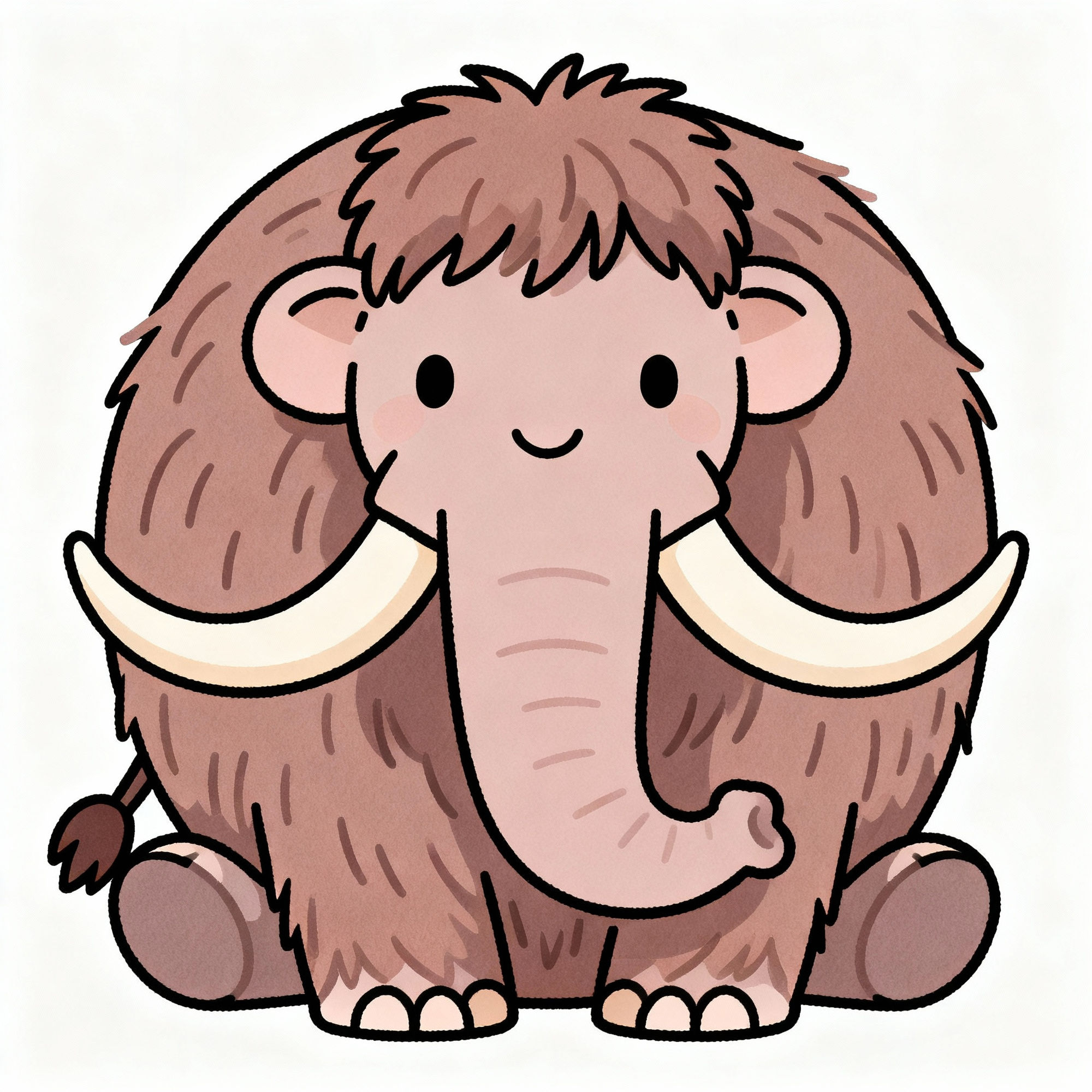 Easy Woolly Mammoth Drawing Tutorials & AI Art