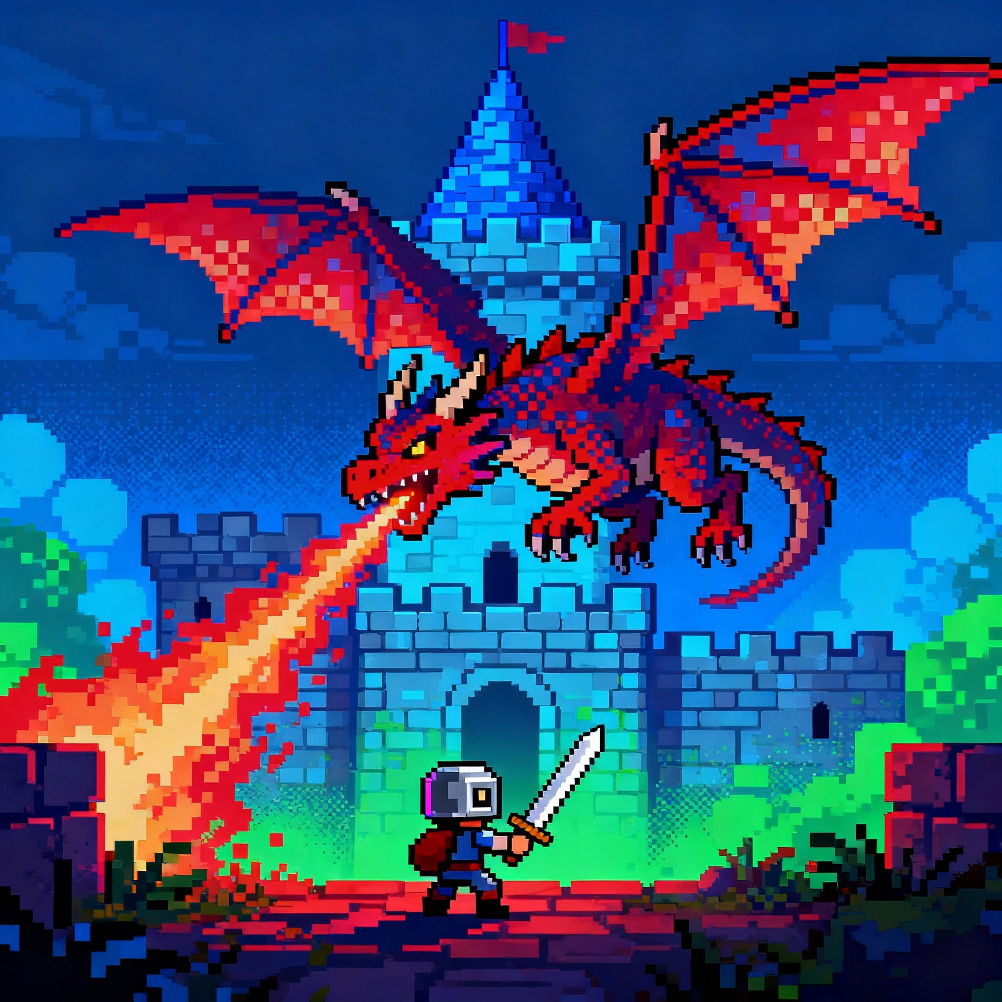Free Pixel Art Gallery - Create Your Own