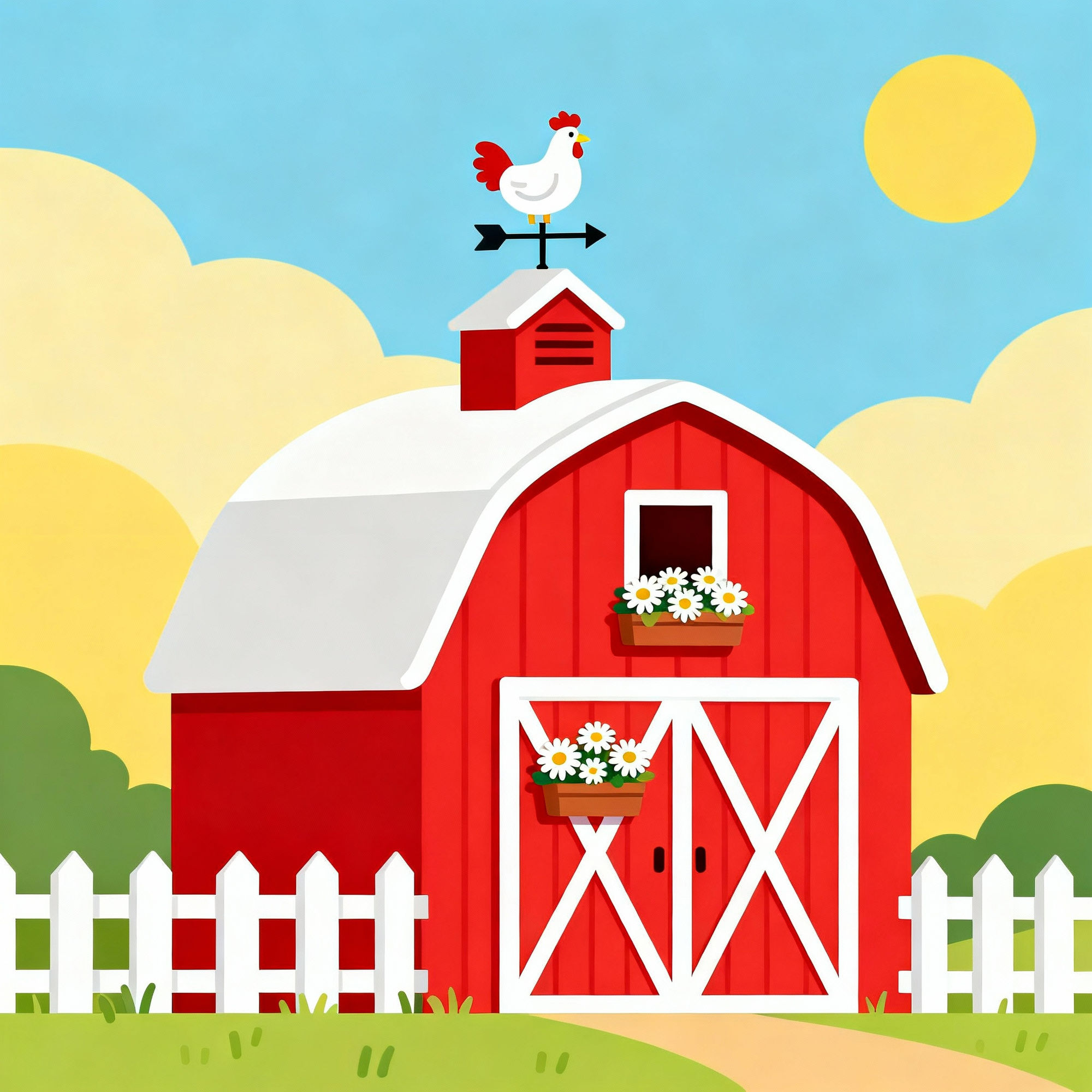 Barn Clip Art - AI Generated Graphics