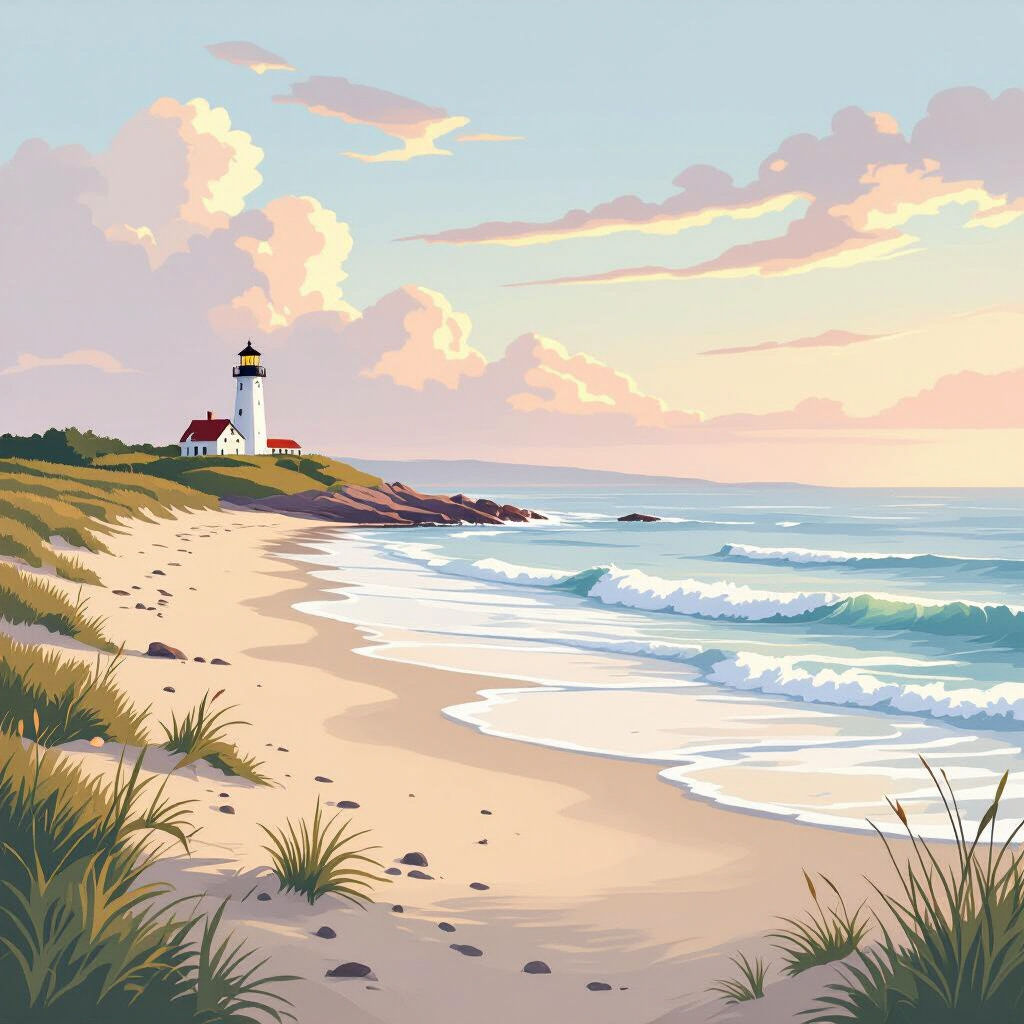 Coastal Wallpaper Peel And Stick - AI Generated Designs