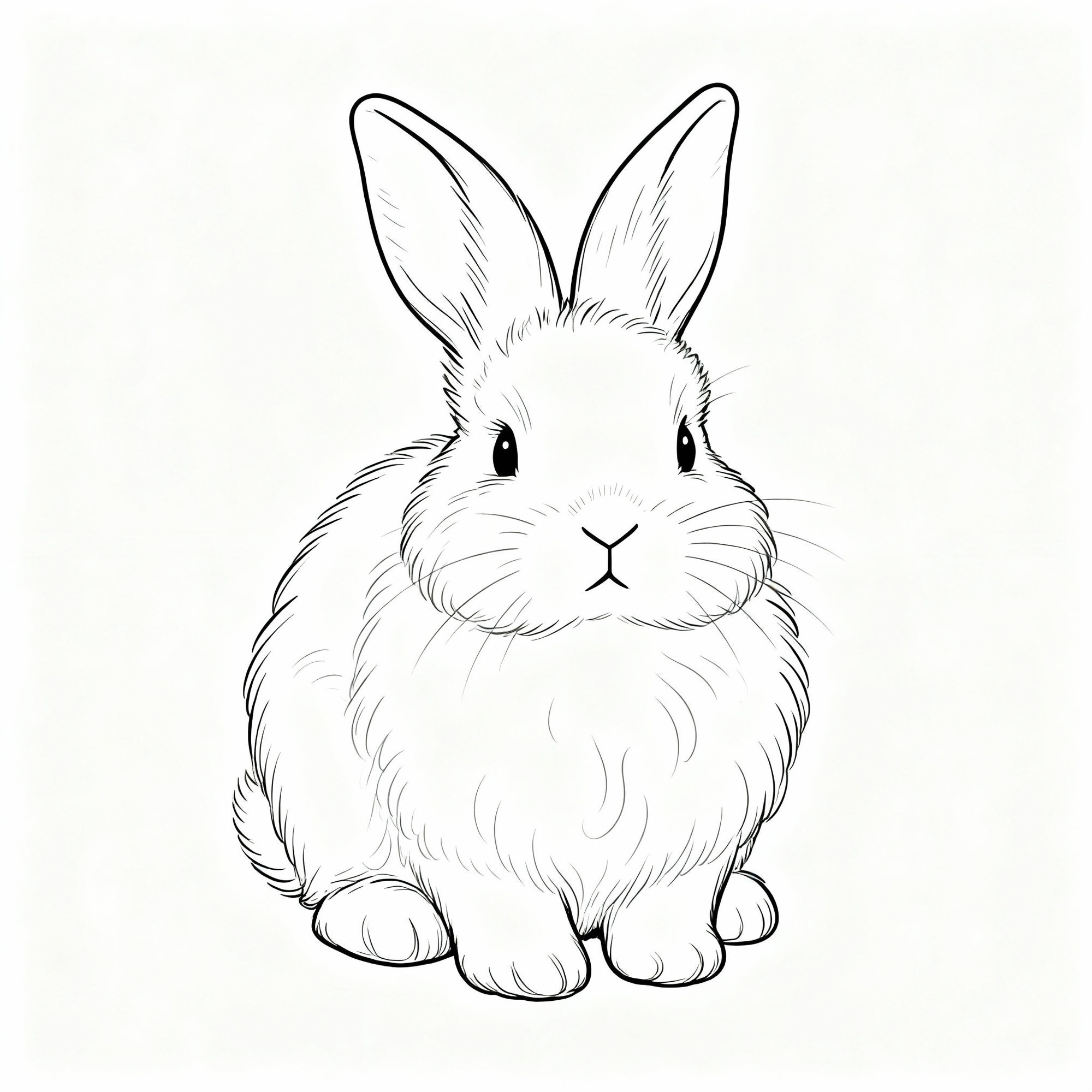 Simple Rabbit Drawings - Create Cute Rabbit Art With AI