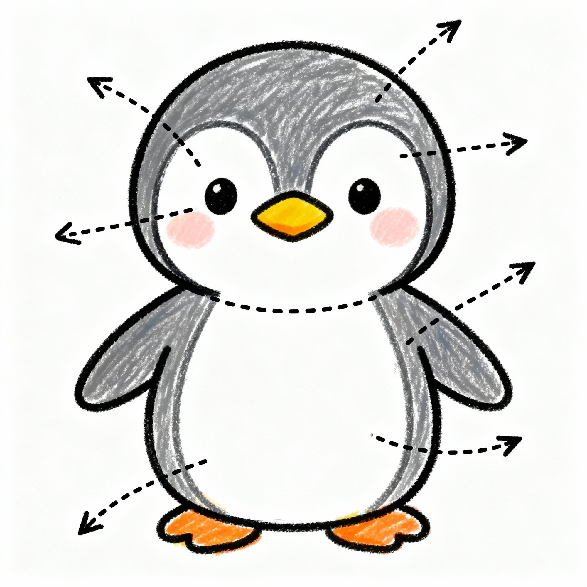 Penguin Directed Drawing - AI Art Generator