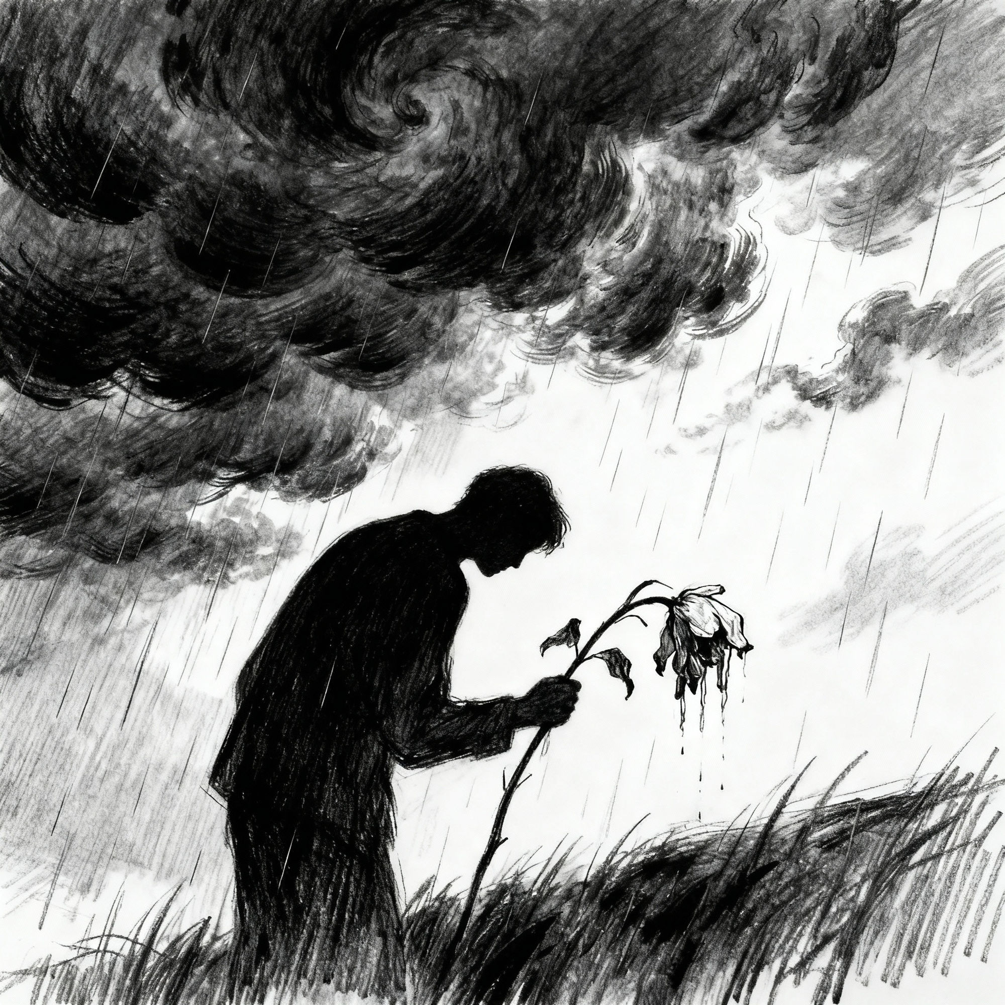 Sad Drawings With Deep Meaning - AI Art Gallery