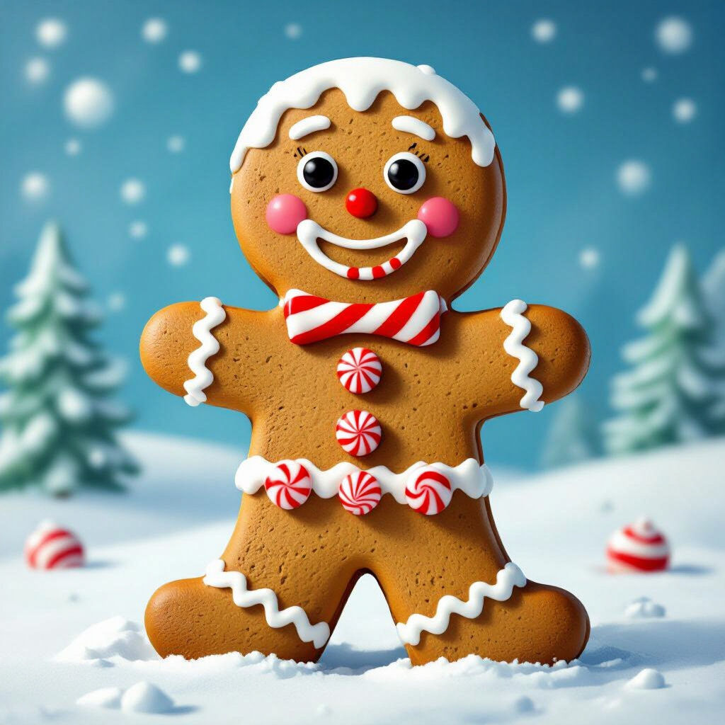 Gingerbread Man Images - AI Generated Art