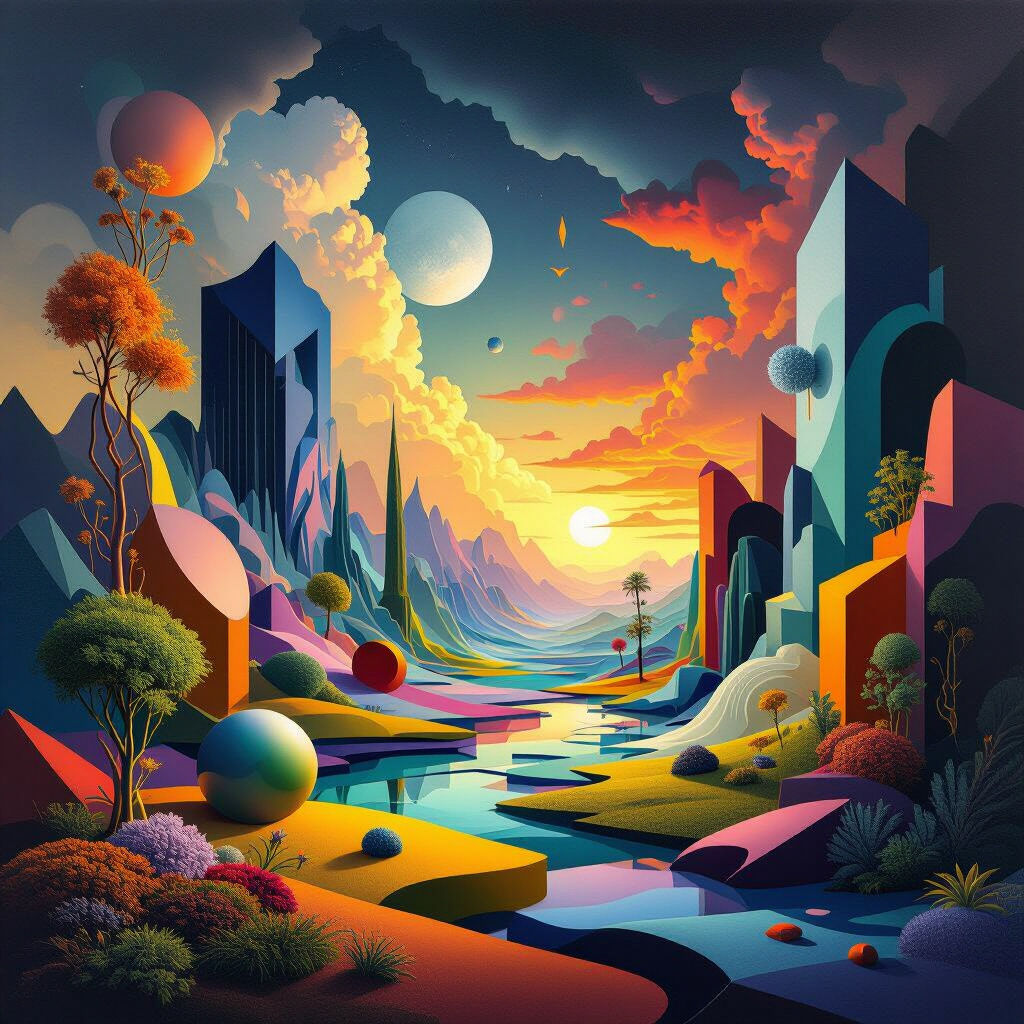 Examples Of Form In Art - AI Generated Gallery