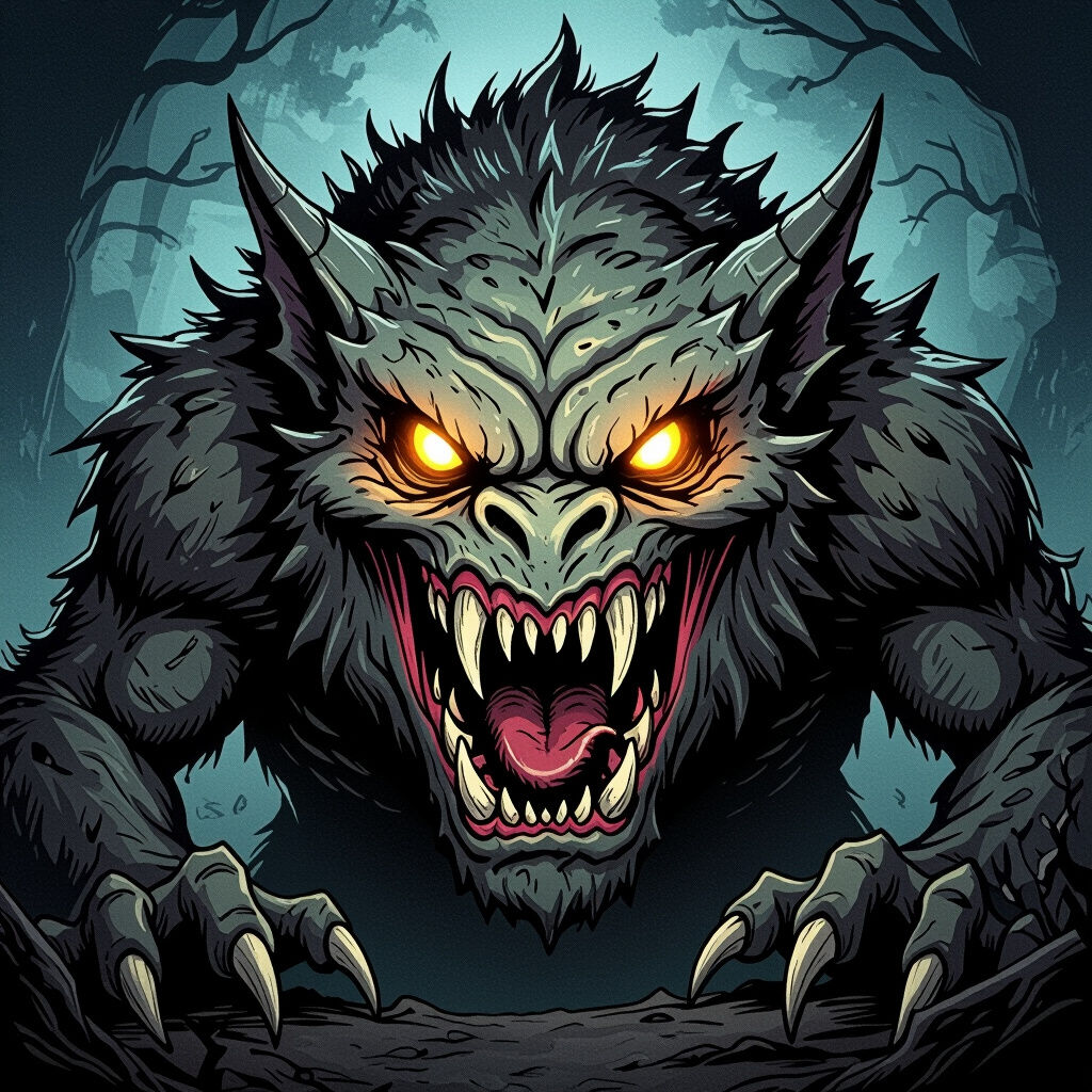 Monsters Drawing - AI Art Generator