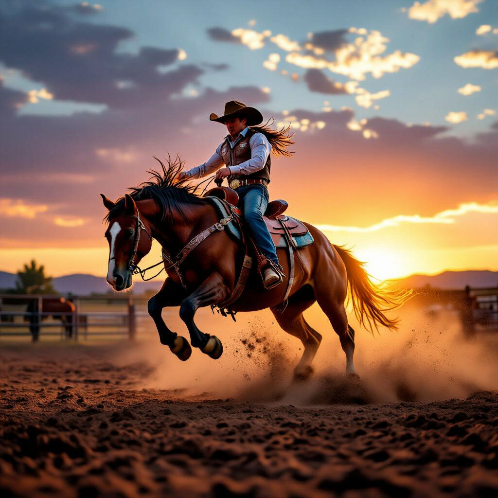Rodeo Wallpapers - AI Generated Western Scenes