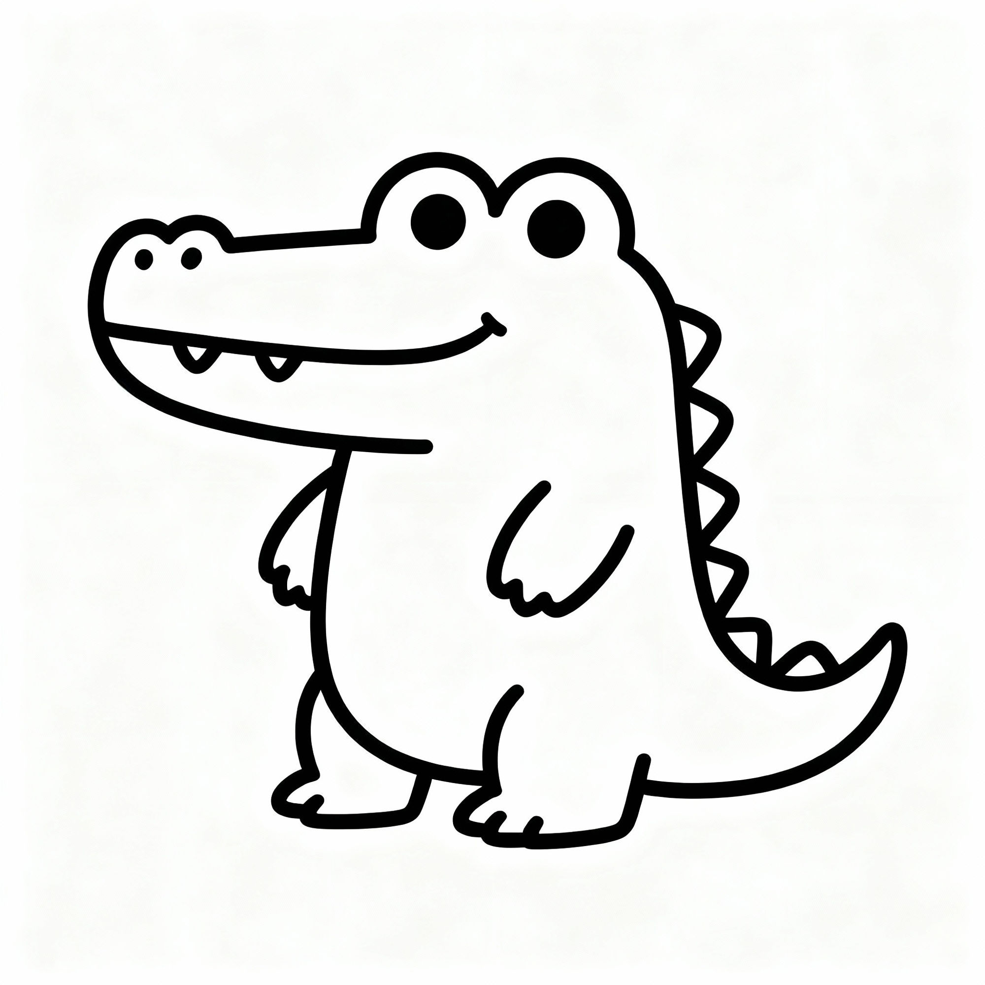 Easy Alligator Drawing - AI Art Gallery
