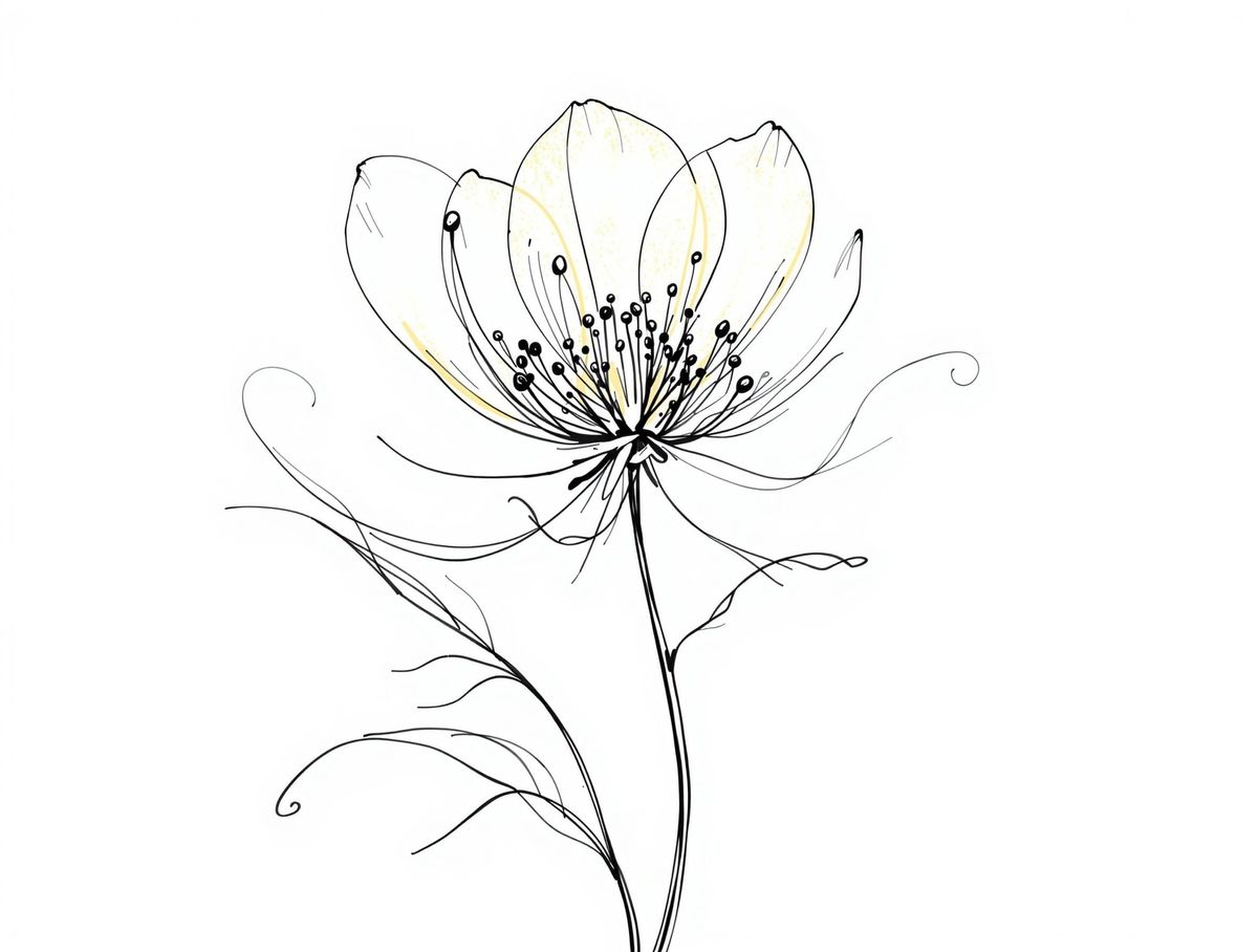 Simple Line Drawing Tutorials For Beginners