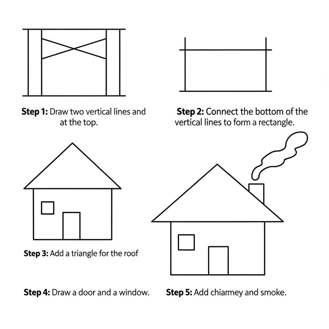 Simple Line Drawing Tutorials For Beginners