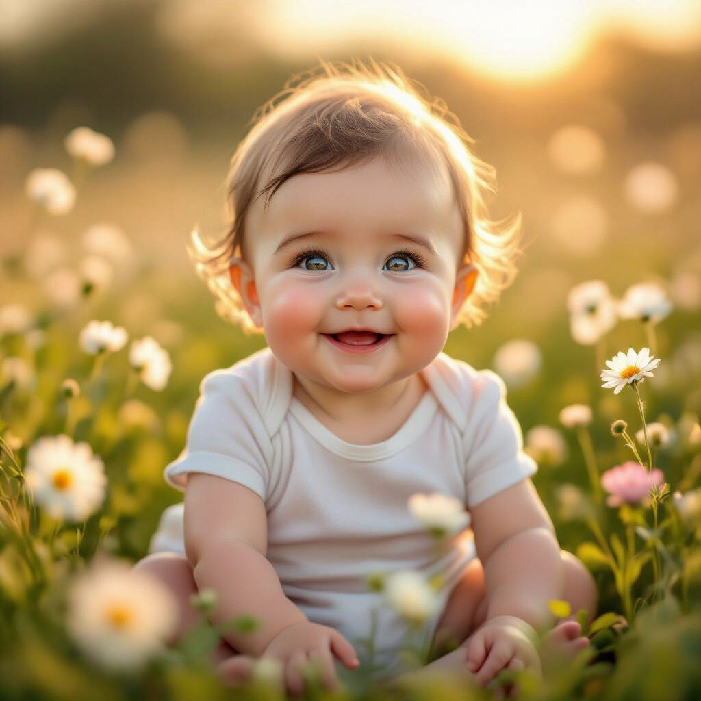 Baby Pictures - Adorable AI-generated Images