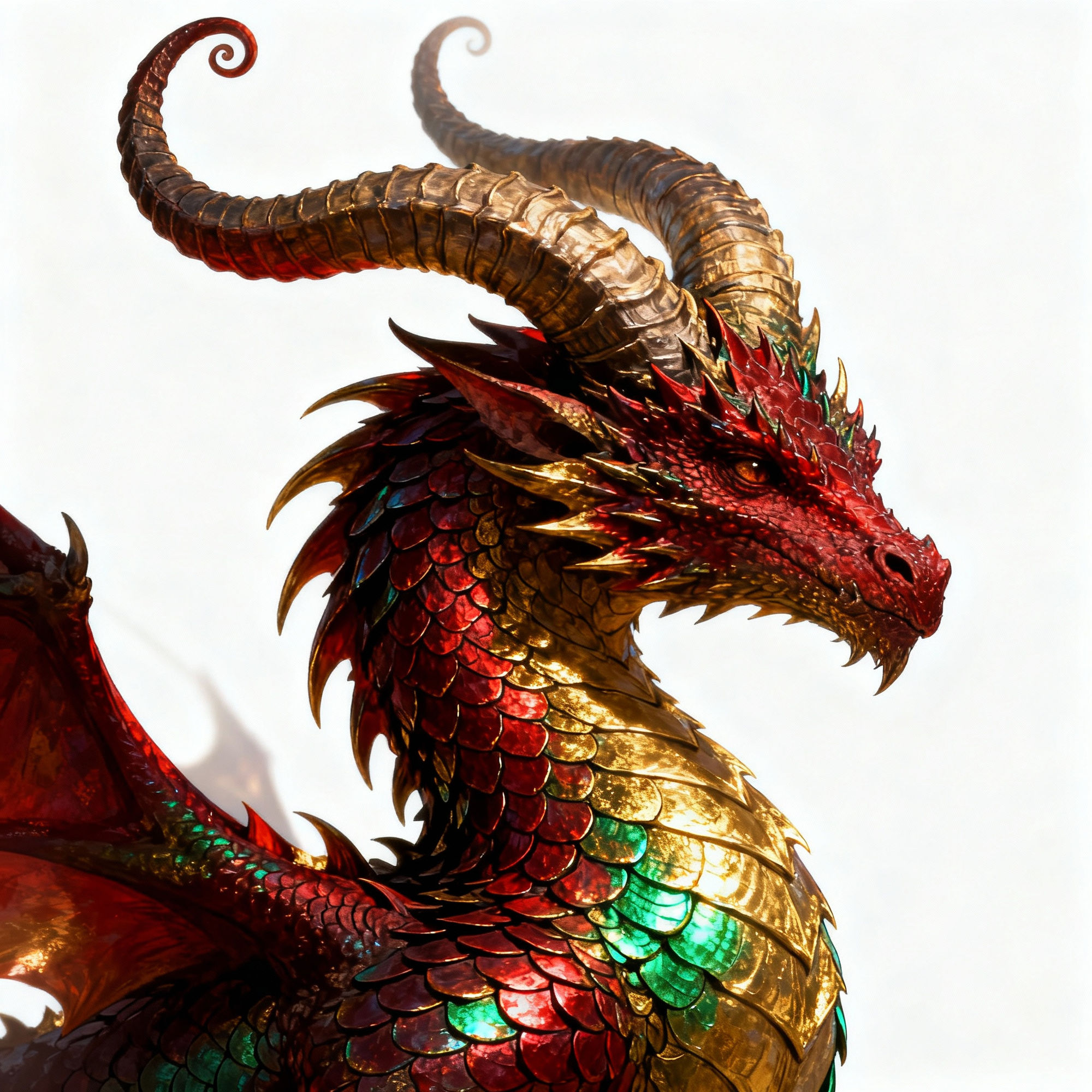 Dragon Horns Drawing - AI Art Gallery