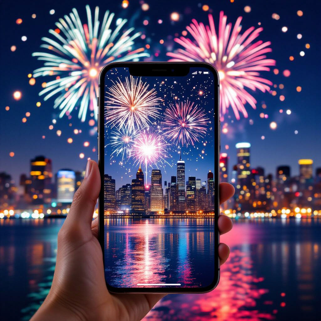 New Year Iphone Wallpapers - AI Generated & Customizable