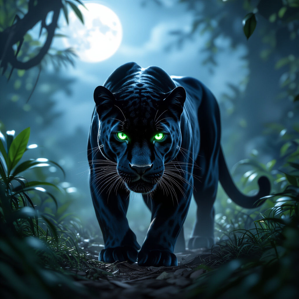 Picture Of A Panther - AI Art Gallery | Nightcafe