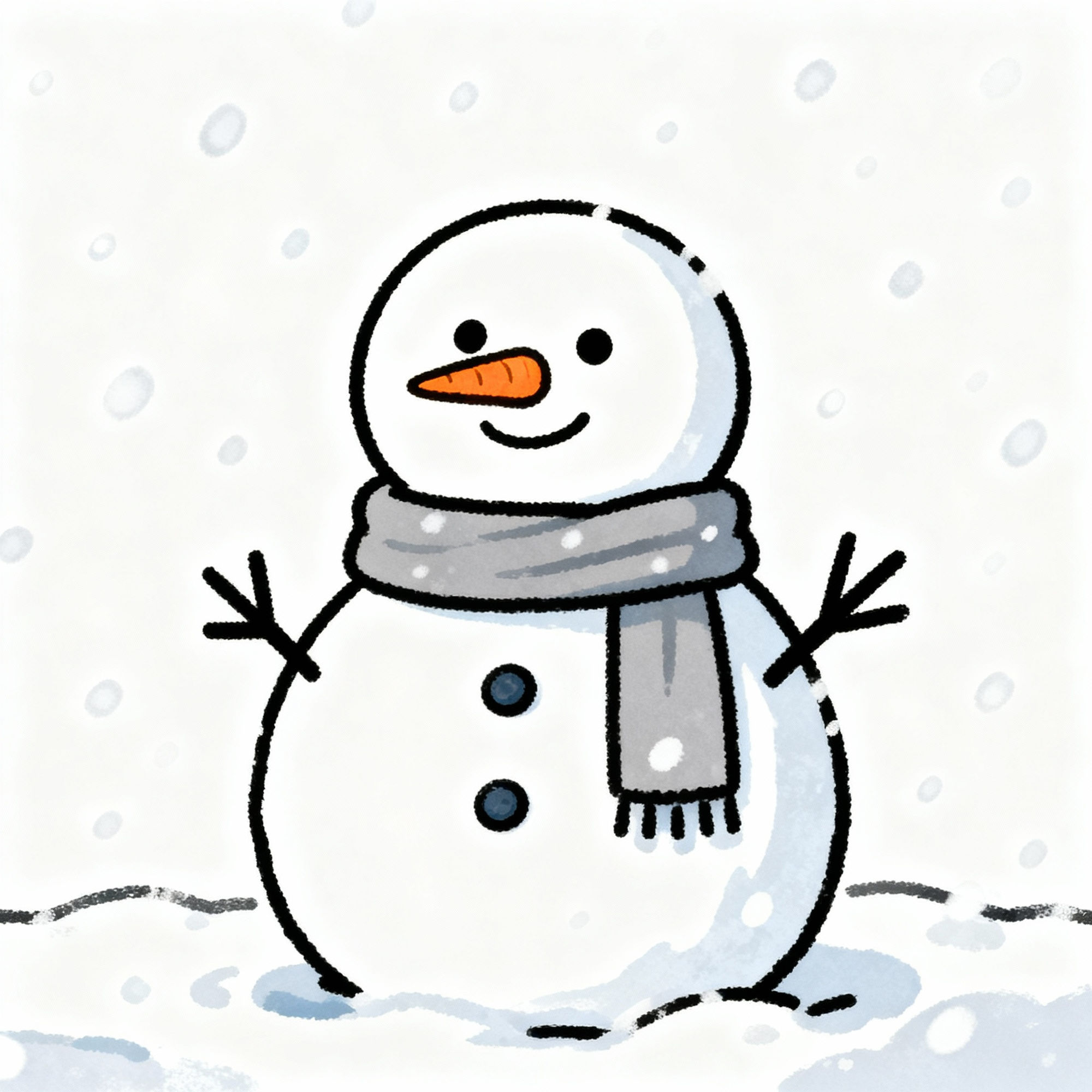 Easy Snowman Drawings - Create Cute Snowmen With AI
