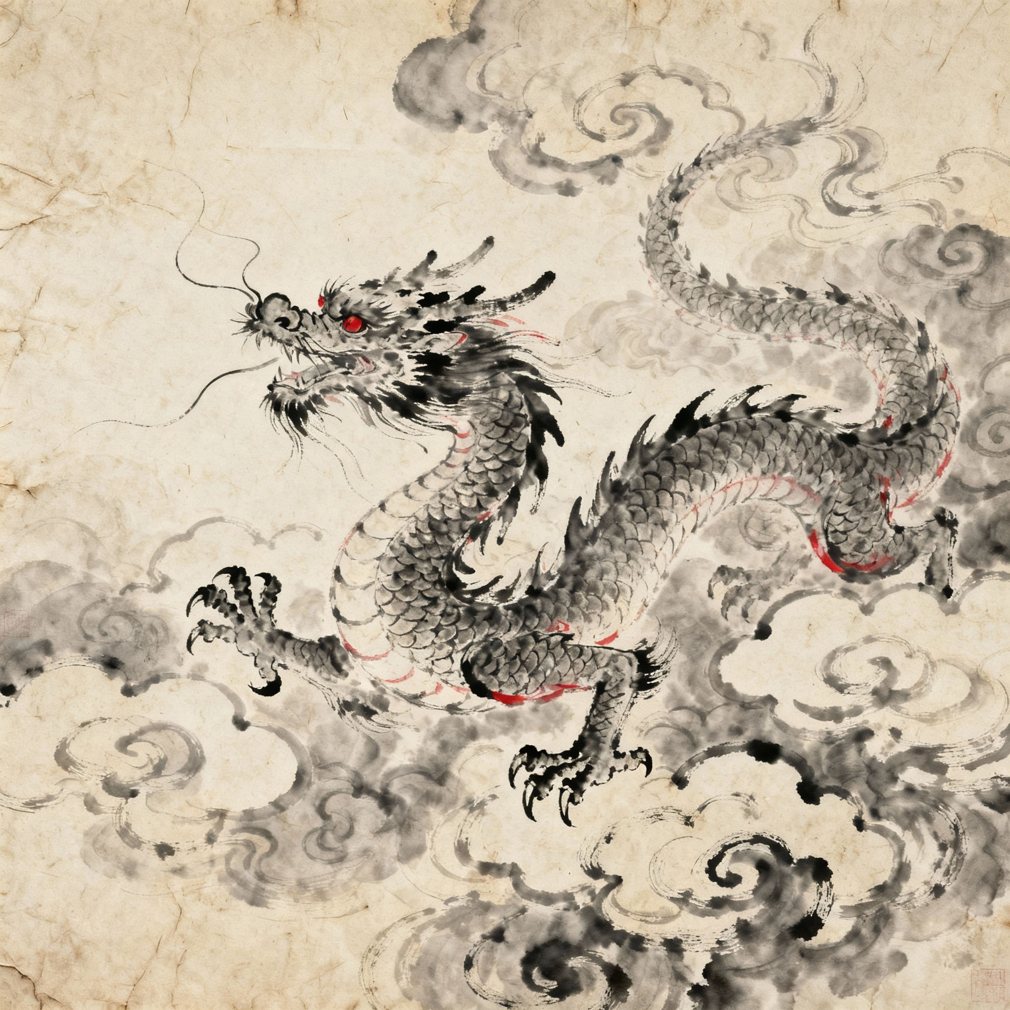 China Dragon Drawings - Create Unique AI Art