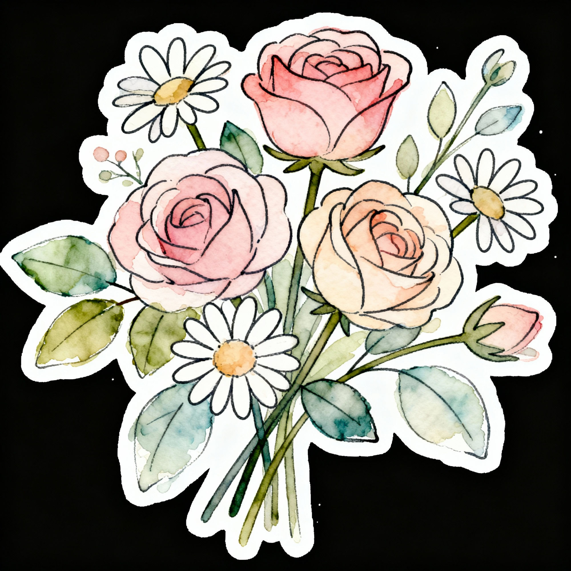 Easy Flower Bouquet Drawings - Create Yours With AI