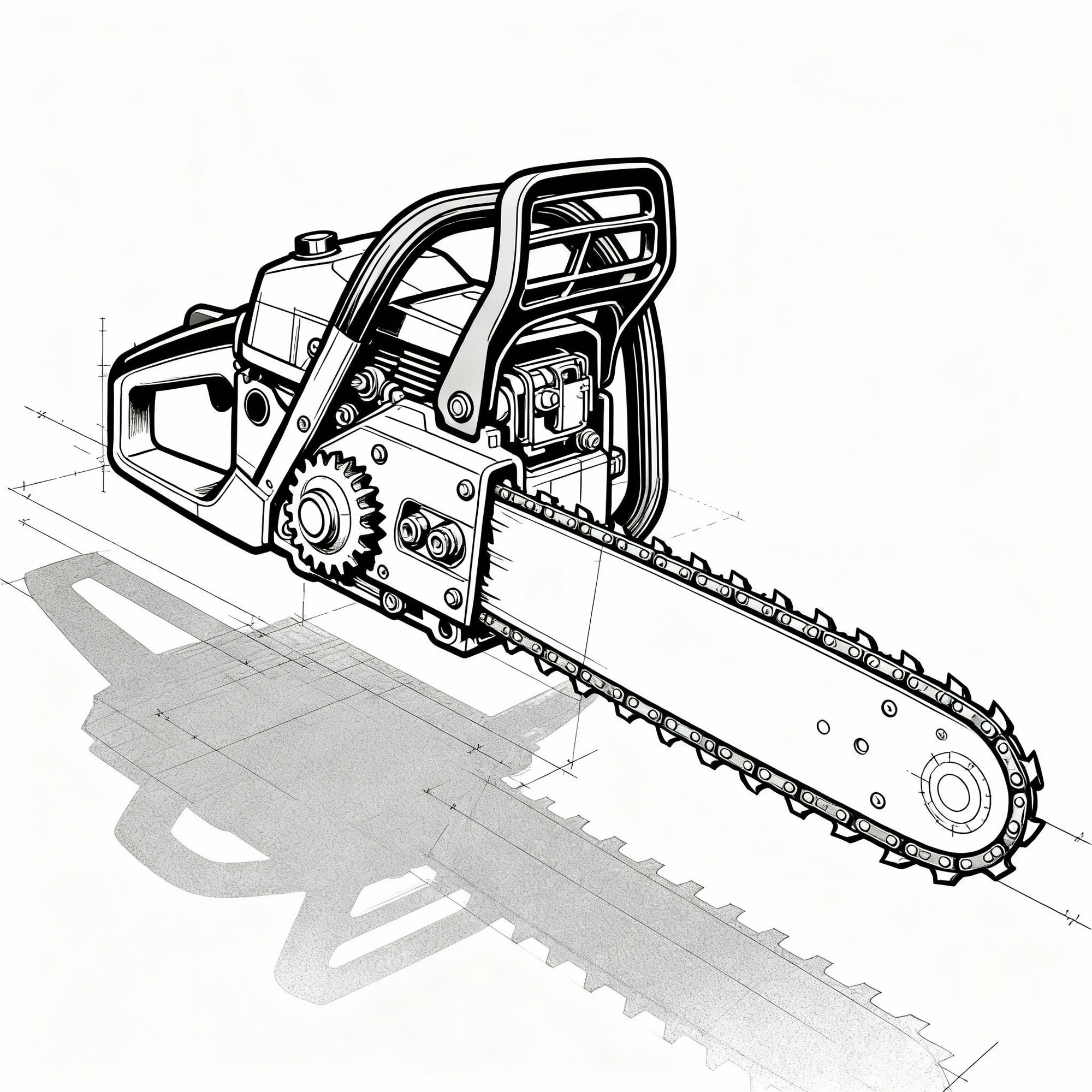 Chainsaw Drawings - AI Art Gallery