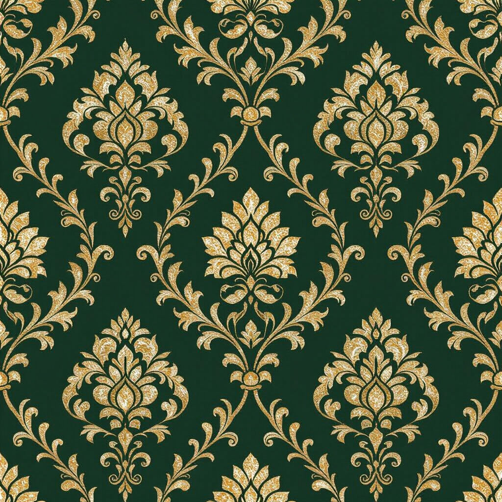 Wallpaper With Gold Accents - AI Generated Designs