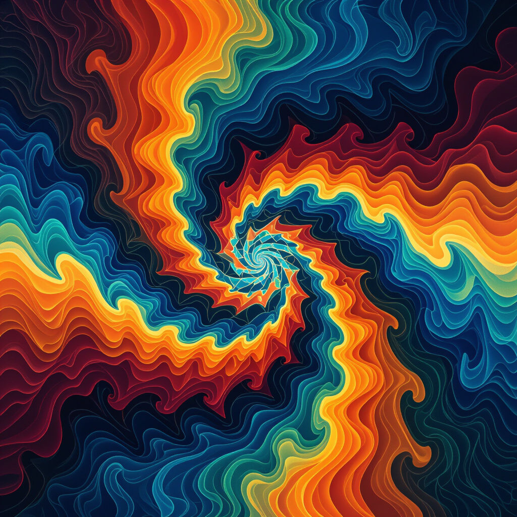 Convection Drawing Art - Created With AI