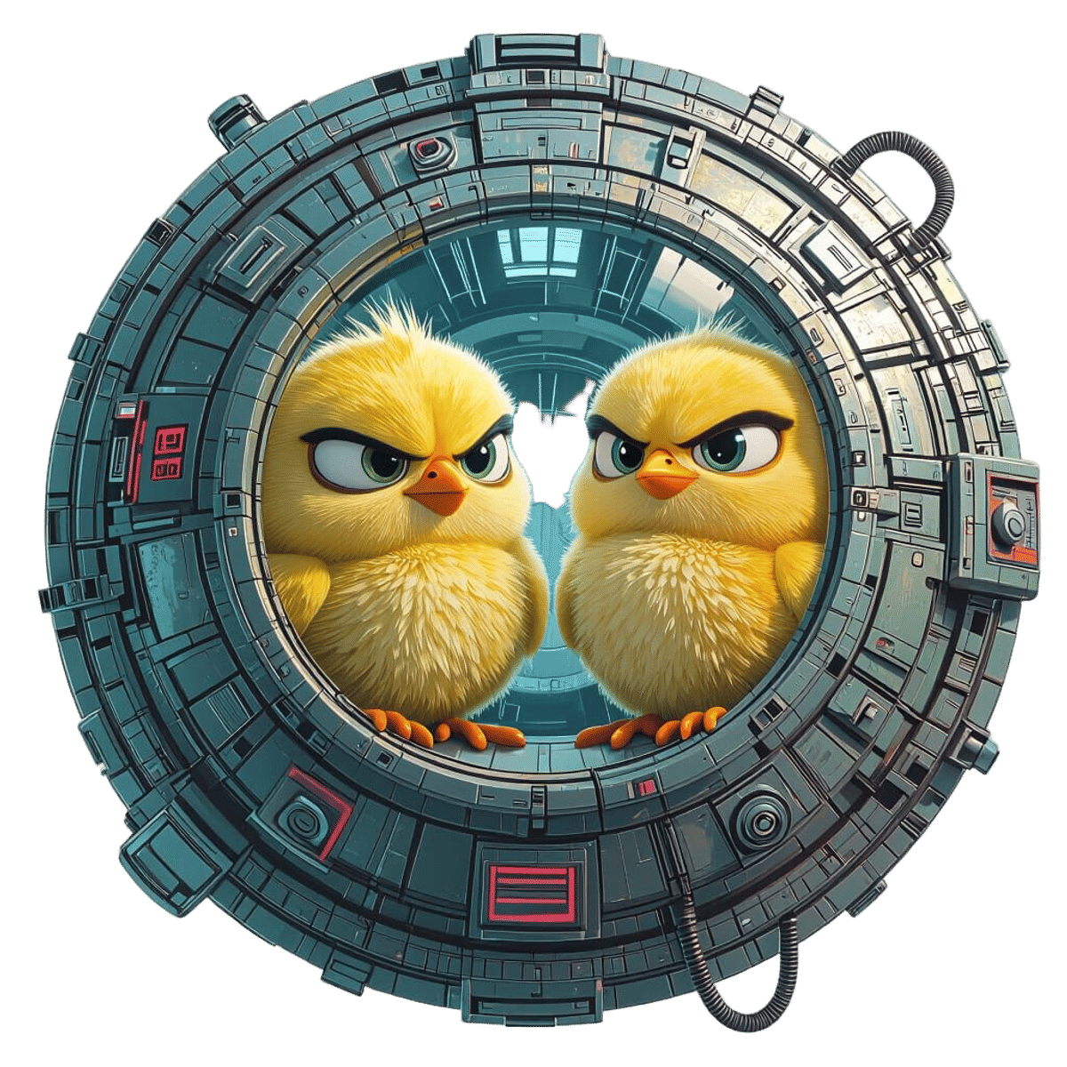 Grumpy Astrochicks