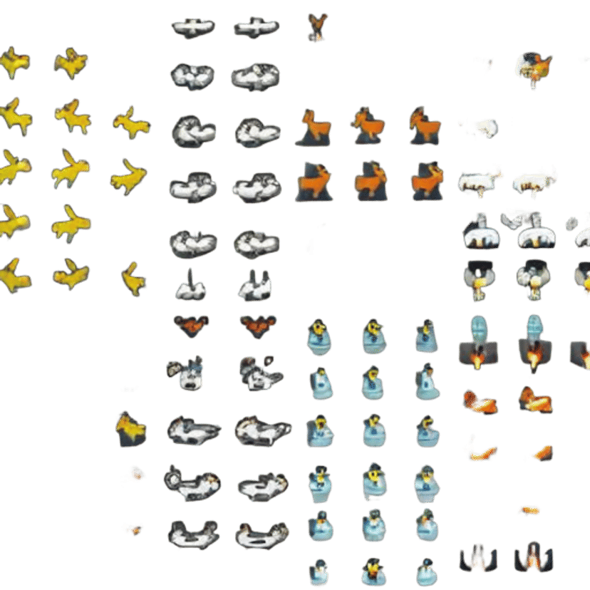 Animal Mech Sprite Sheet Animation - AI Art