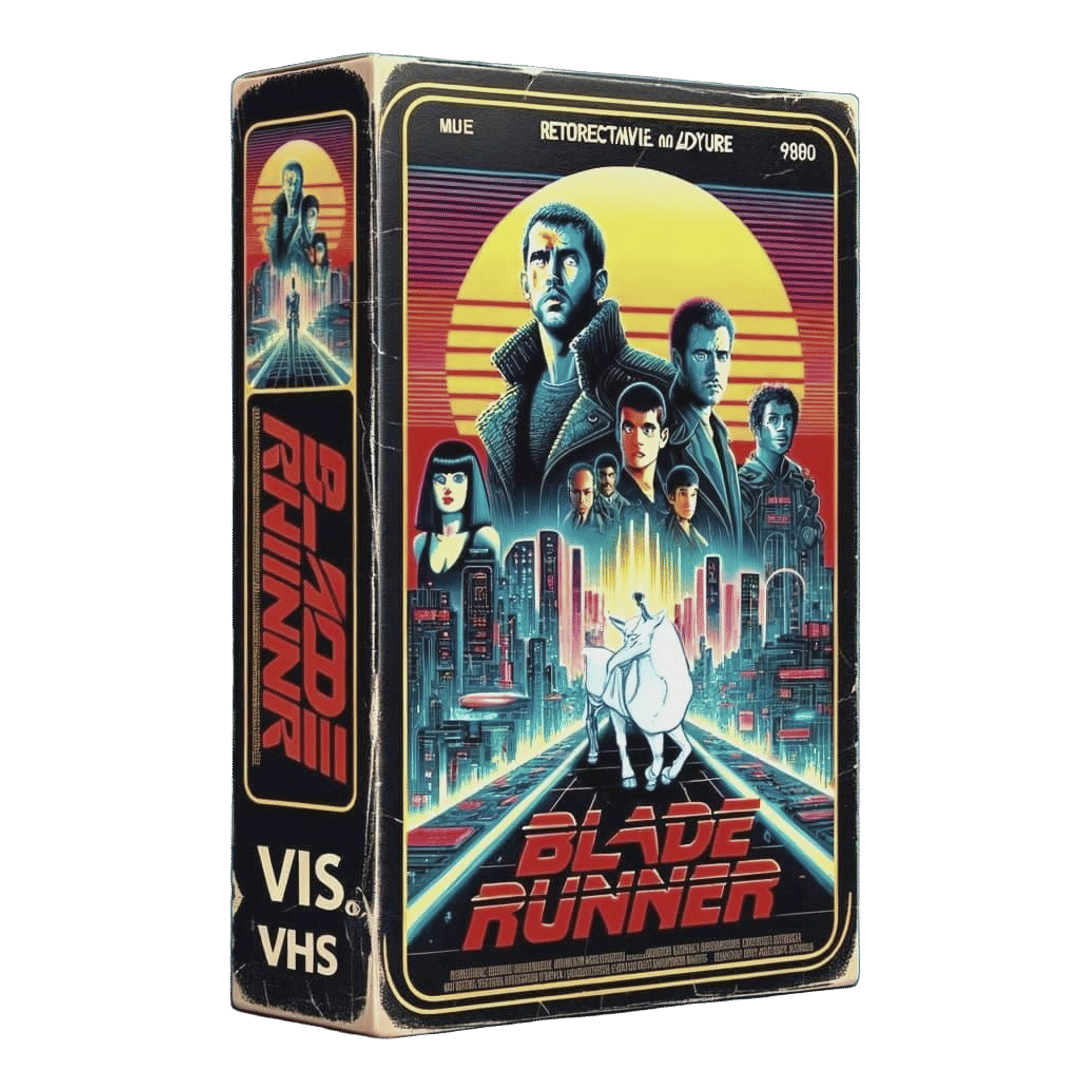 1980s VHS Movie Covers - BLADE RUNNER