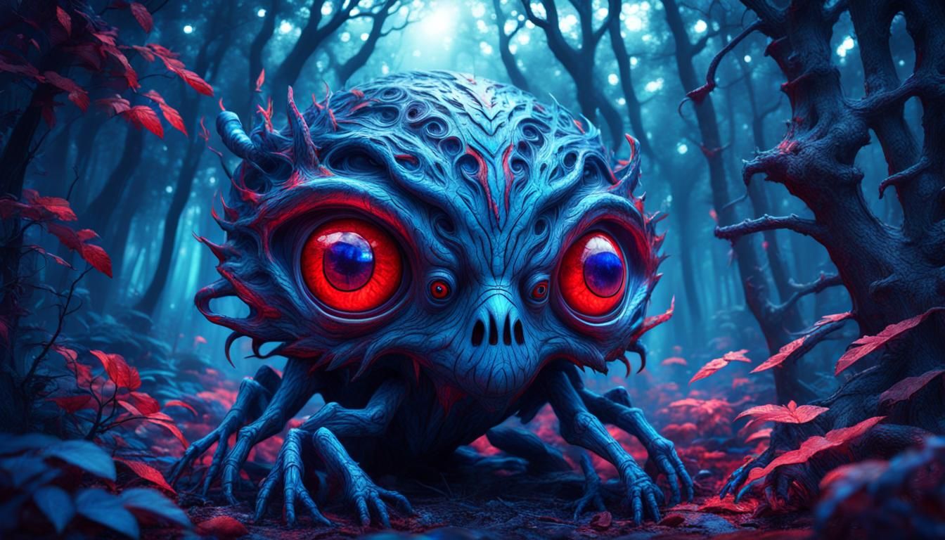 creepy alien texture