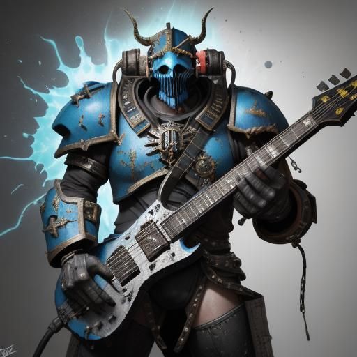 noise marine guitarist