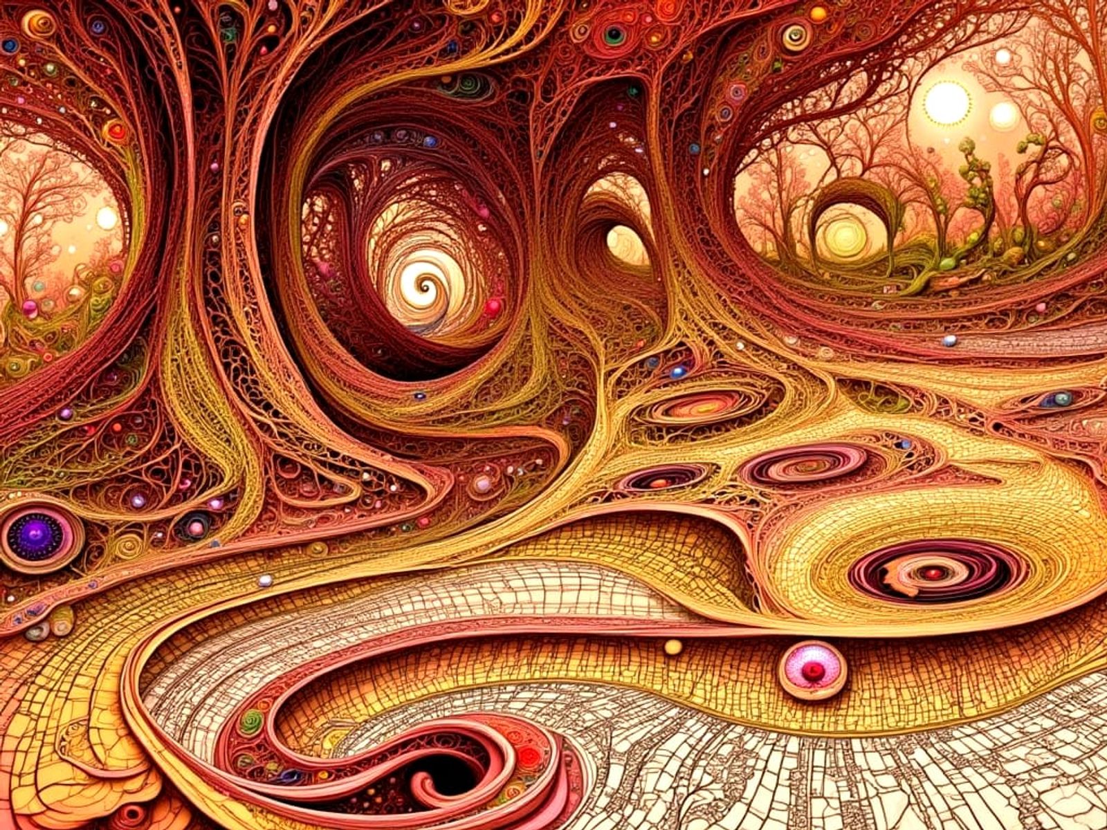 Line Land.... - Surreal Accordion Player Singing in Rainbow ...