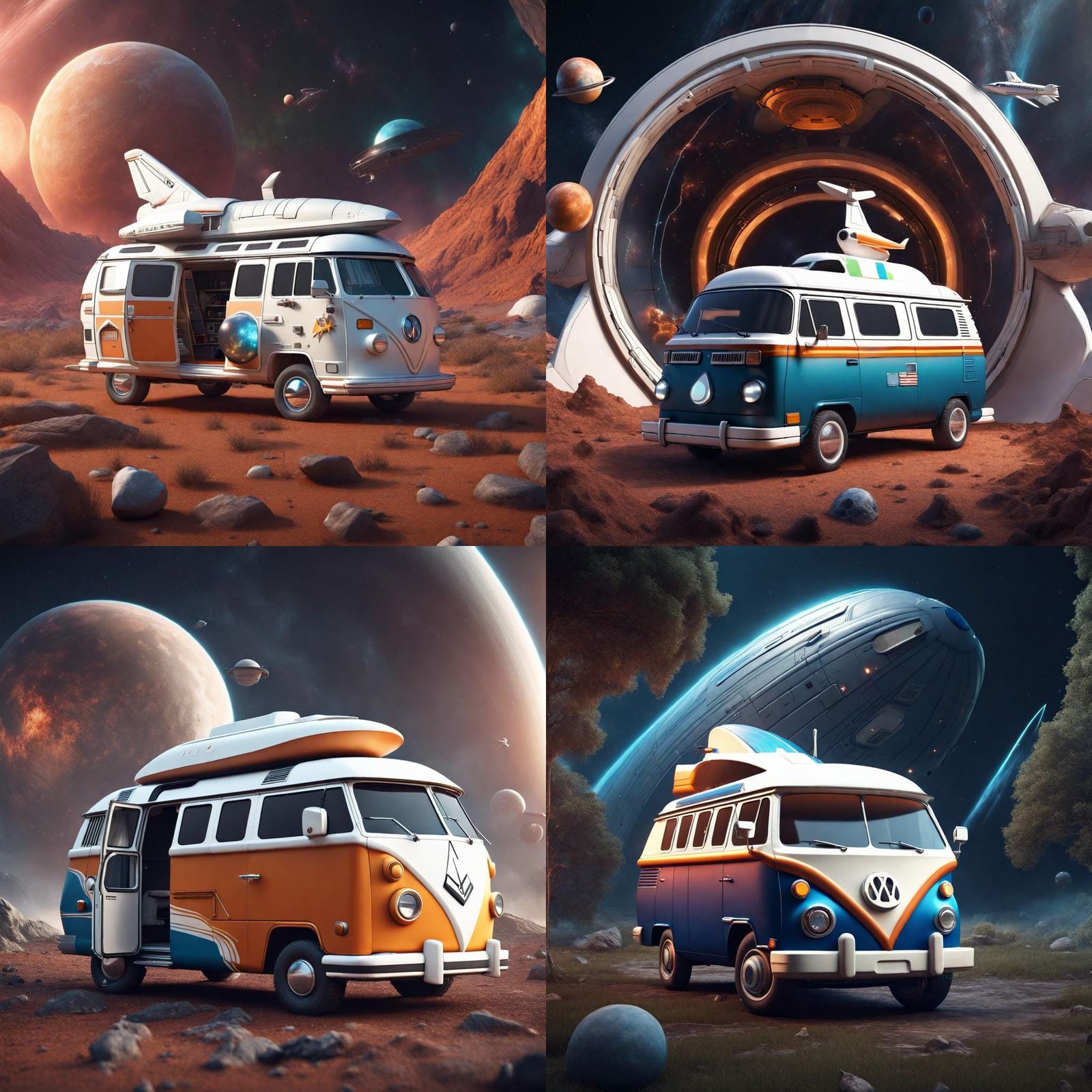 space shuttle camper van