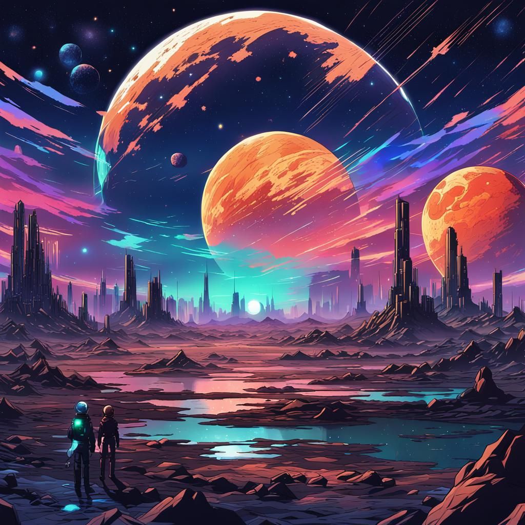 fantasy planet scapes