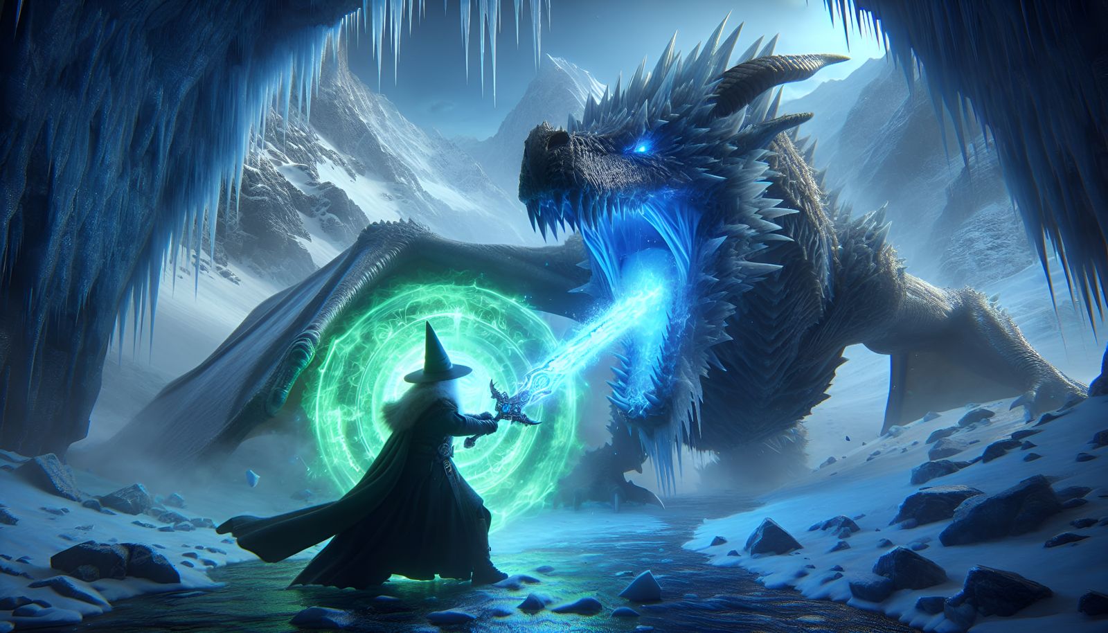 dragon wizard wallpaper