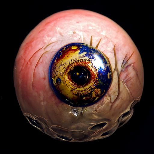 eyeball detached from socket