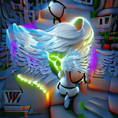 lightning angel wings