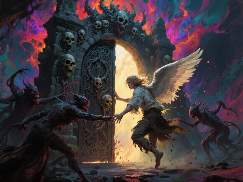 One-Winged Angel Prisoner Escapes Hell