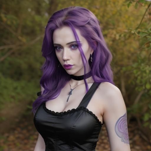 Gothic pinup - AI Generated Artwork - NightCafe Creator