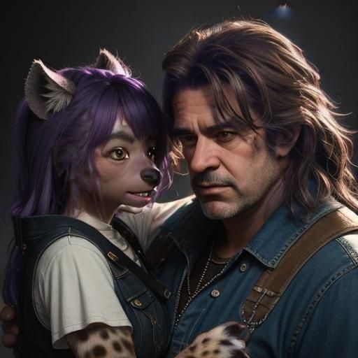 Daddy's Little Girl - AI Generated Artwork - NightCafe Creator