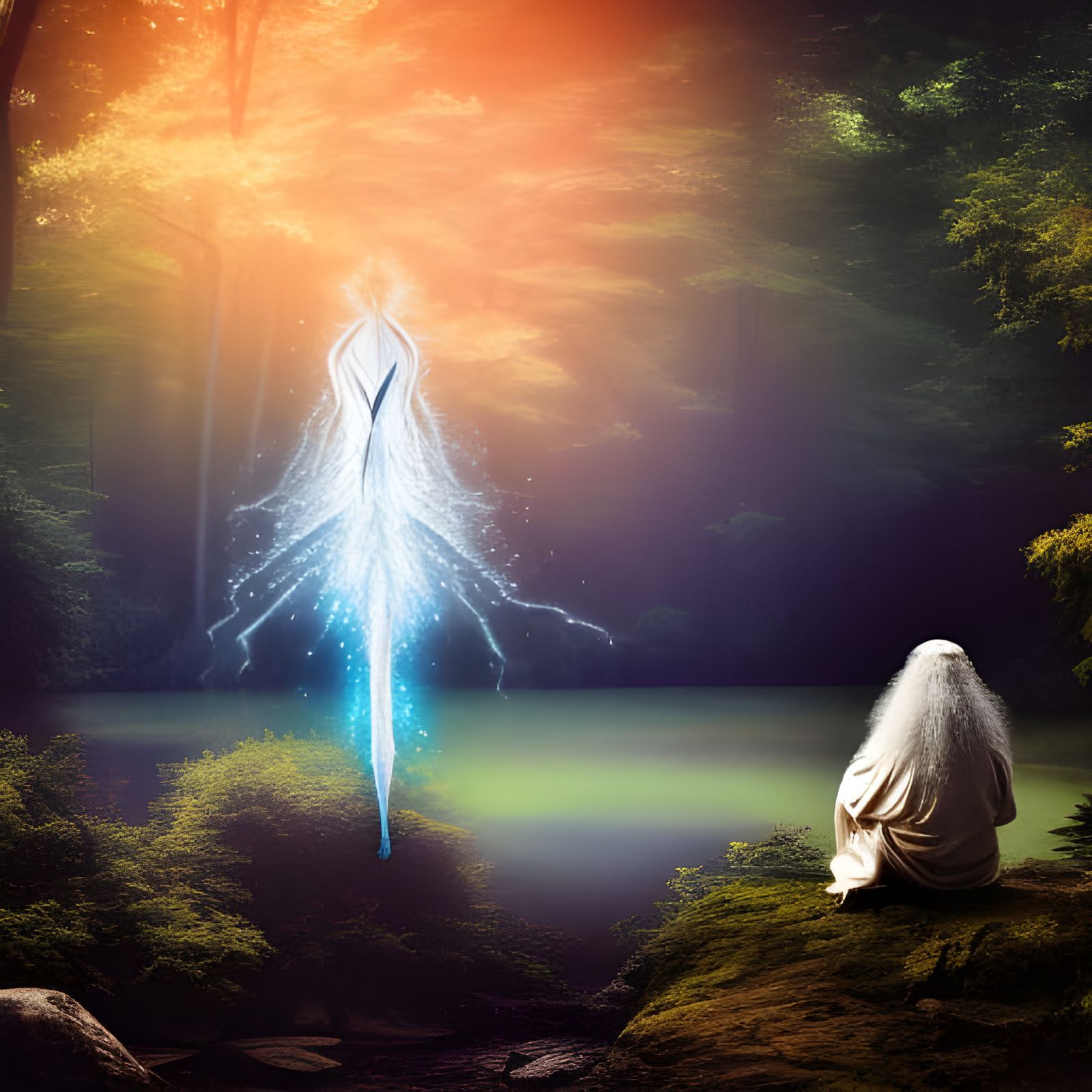 Light spell - AI Generated Artwork - NightCafe Creator