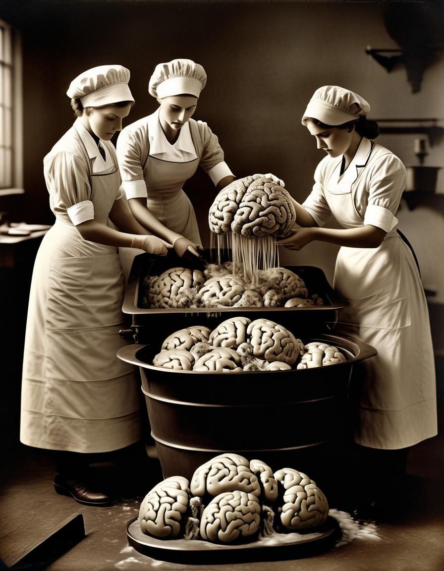 Brain washing machine - AI Generated Artwork - NightCafe Creator