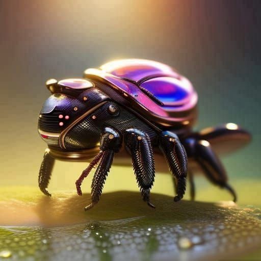 Mechanical bug - AI Generated Artwork - NightCafe Creator