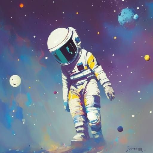 Space Hopping - AI Generated Artwork - NightCafe Creator