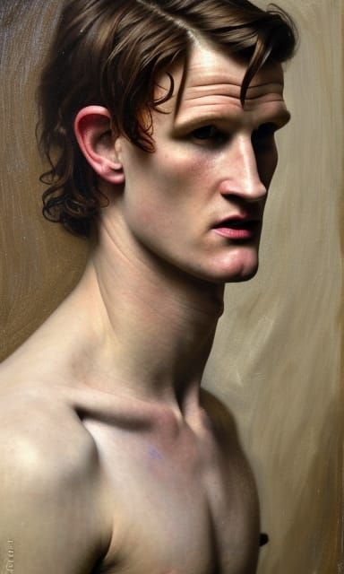 "Matt Smith, greek god", dark angel, Leonardo Da Vinci, Greg Rutkowski ...