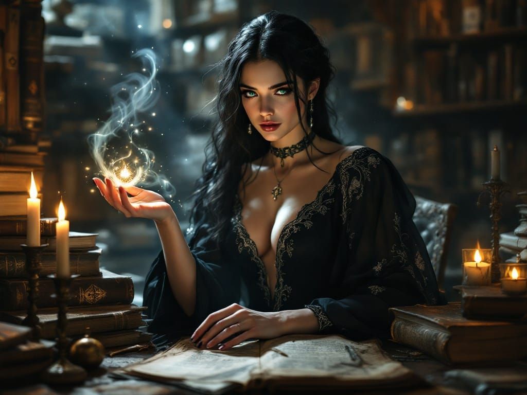 Magician in the library - Magician in the library