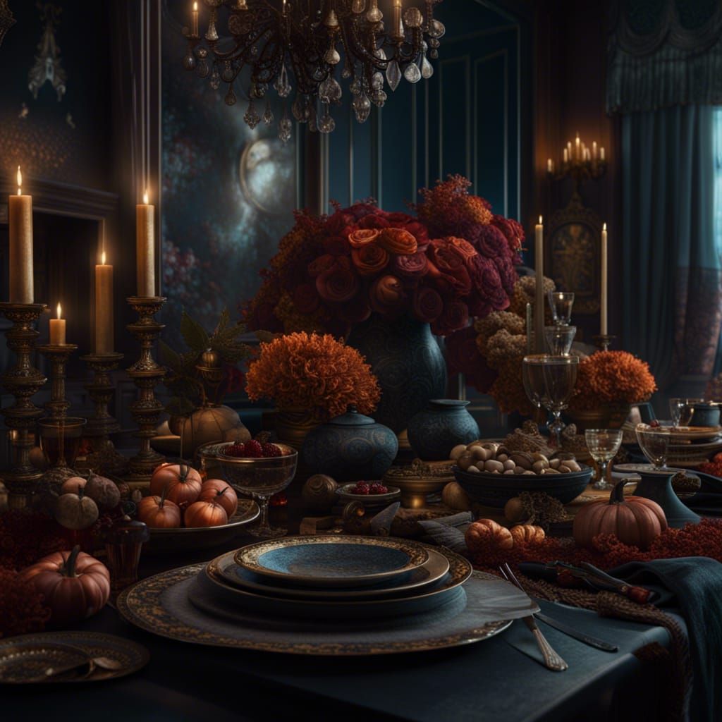 tablescape - AI Generated Artwork - NightCafe Creator